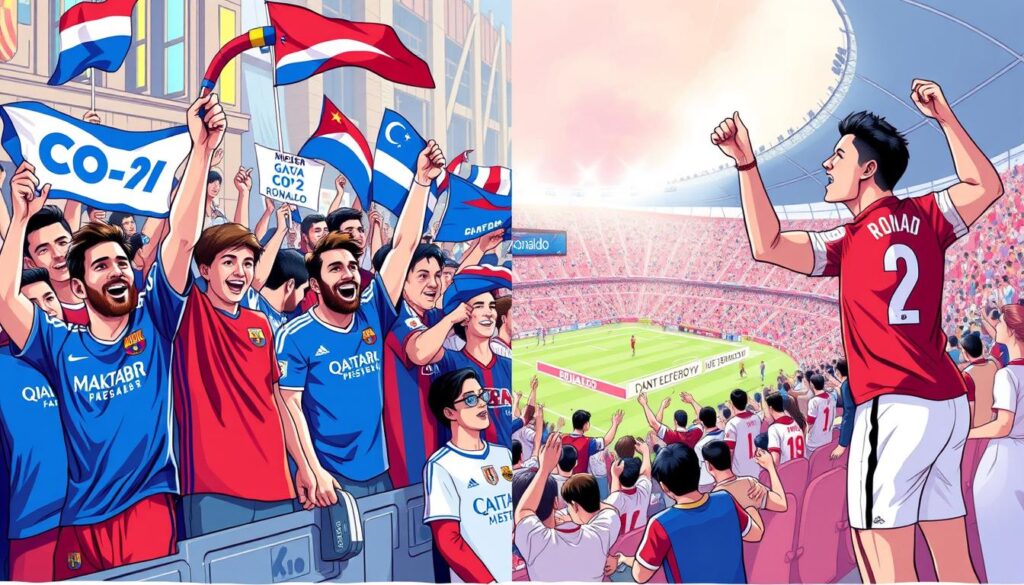 Messi Vs Ronaldo: Epic Fan Battle Between Two Legends