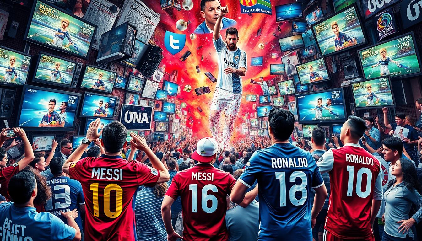 Messi Vs Ronaldo: Epic Fan Battle Between Two Legends